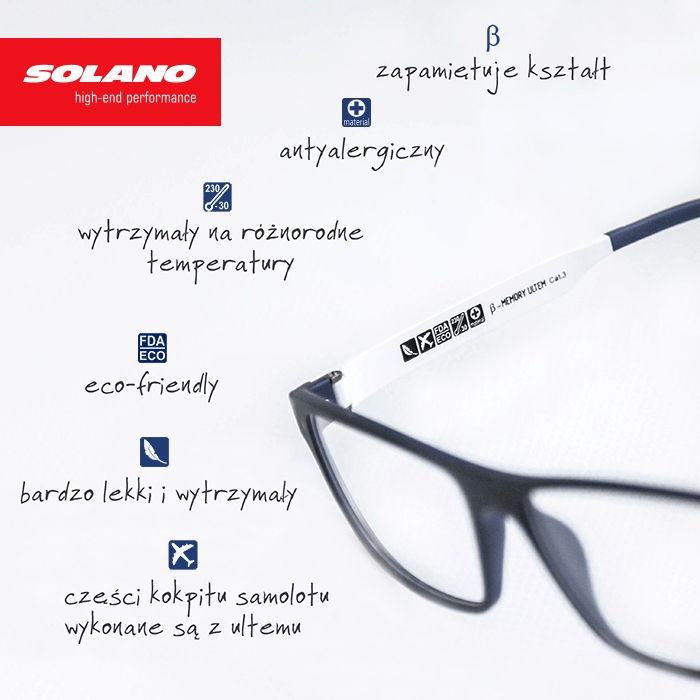 Okulary OPRAWKI SOLANO CL 90137 E NAKŁADKA Z FILTREM POLARYZACYJNYM